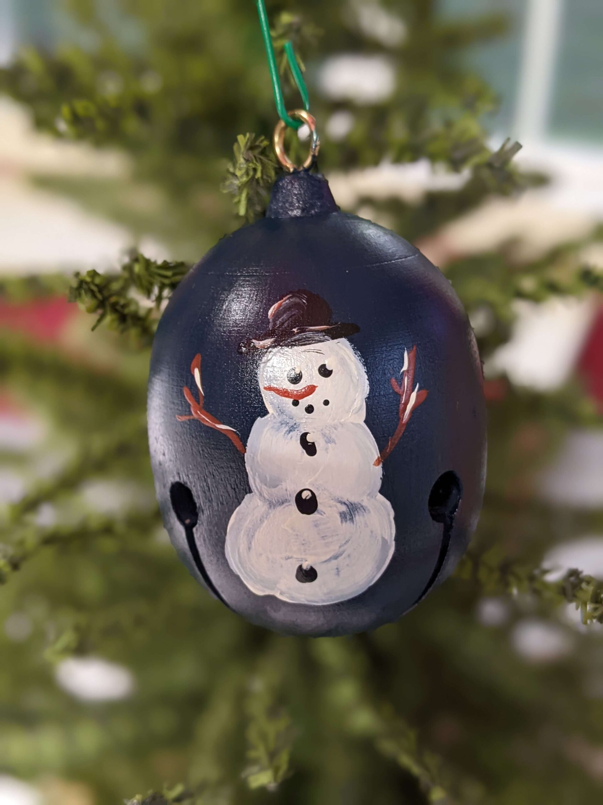Snowman Wooden Bell Ornament - My Lovi