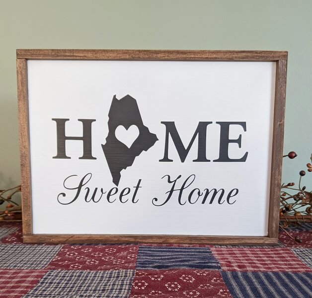 Home Sweet Home Wooden Sign